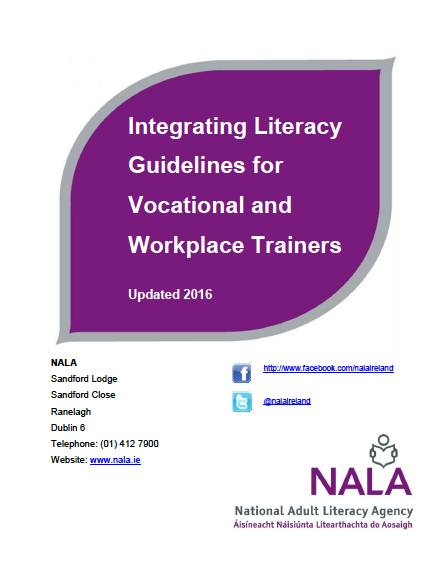 Literacy Guidelines For Vocational And Workplace Trainers