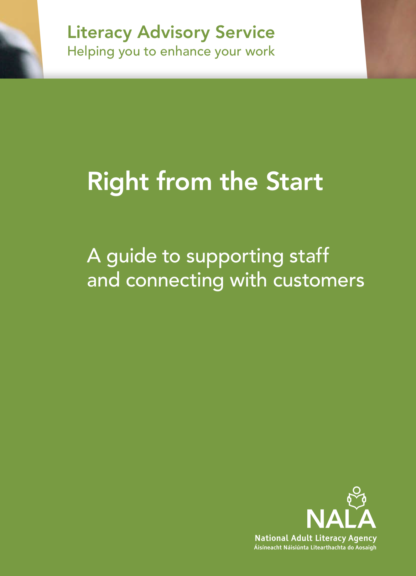 Right from the start. A guide to supporting staff and connecting with ...
