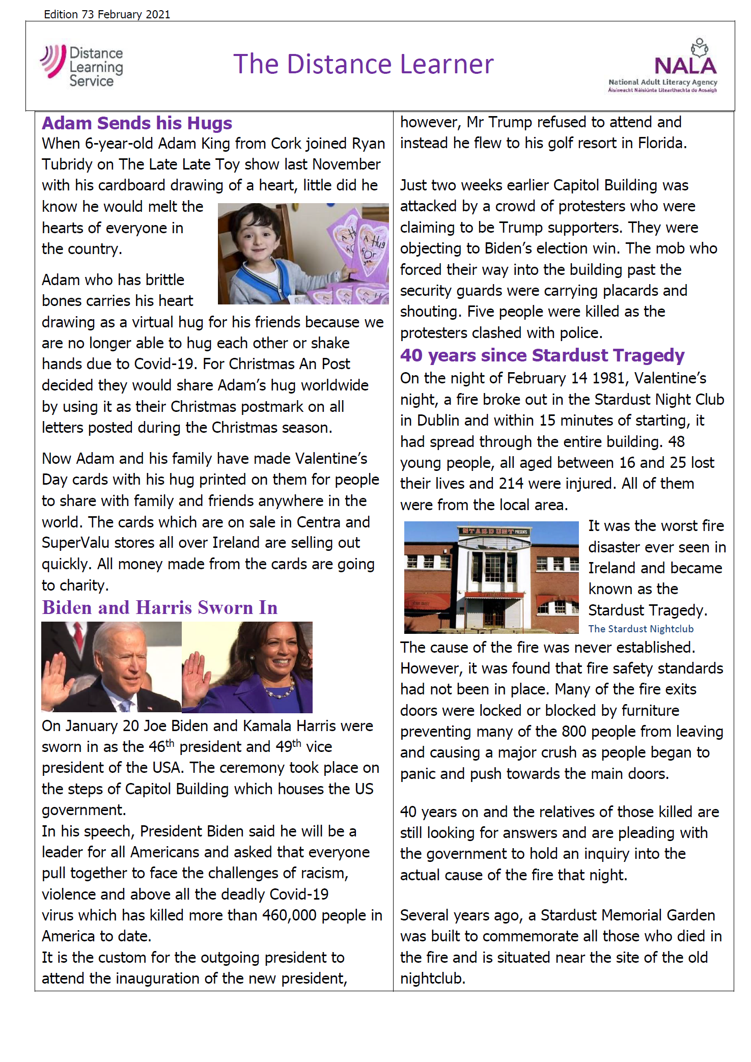 The Distance Learner – February 2022 worksheet (issue 83) - NALA