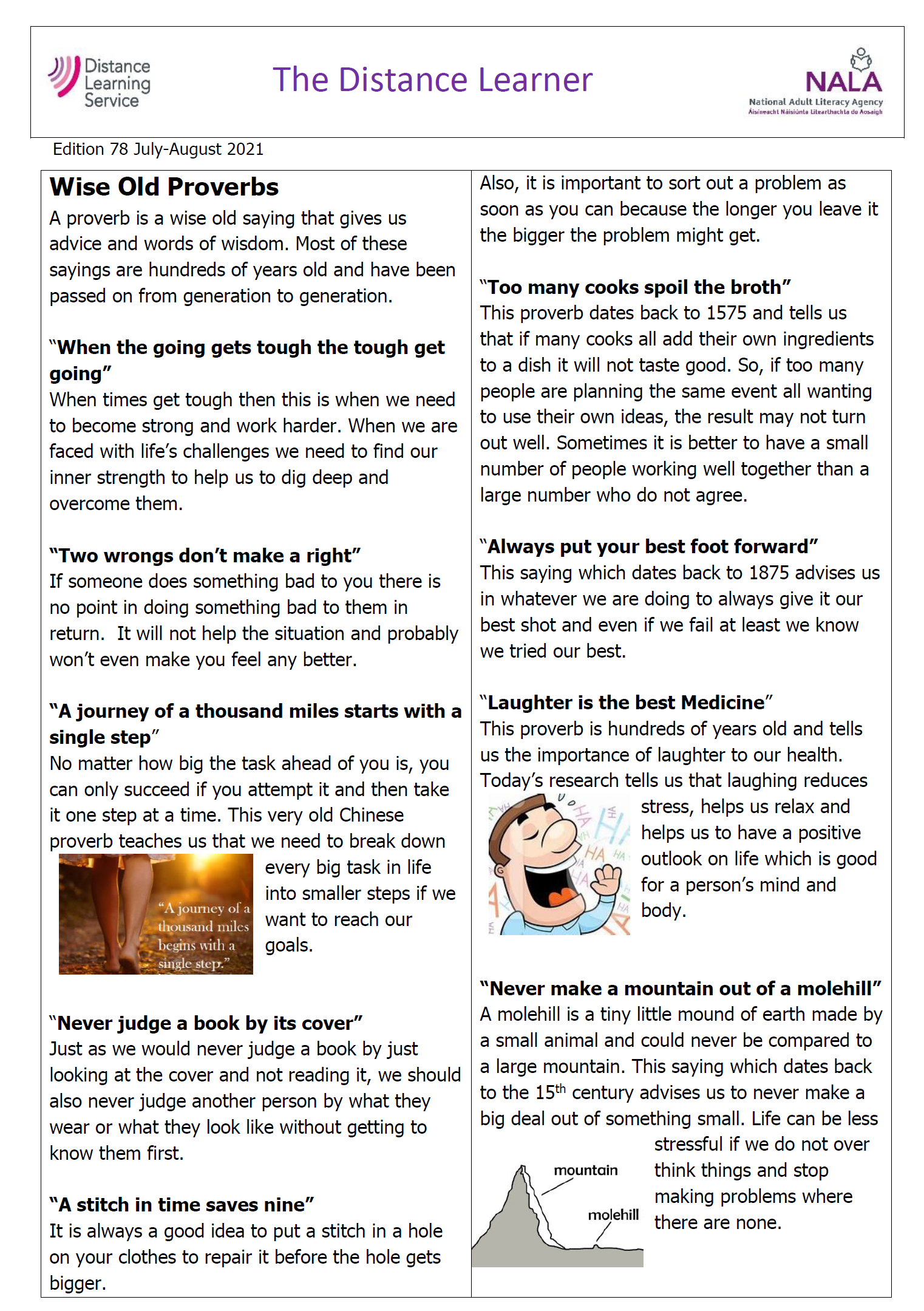 2017 Distance learner worksheets - NALA