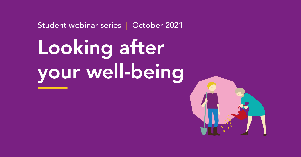 Looking after your well-being | Student webinar series - NALA