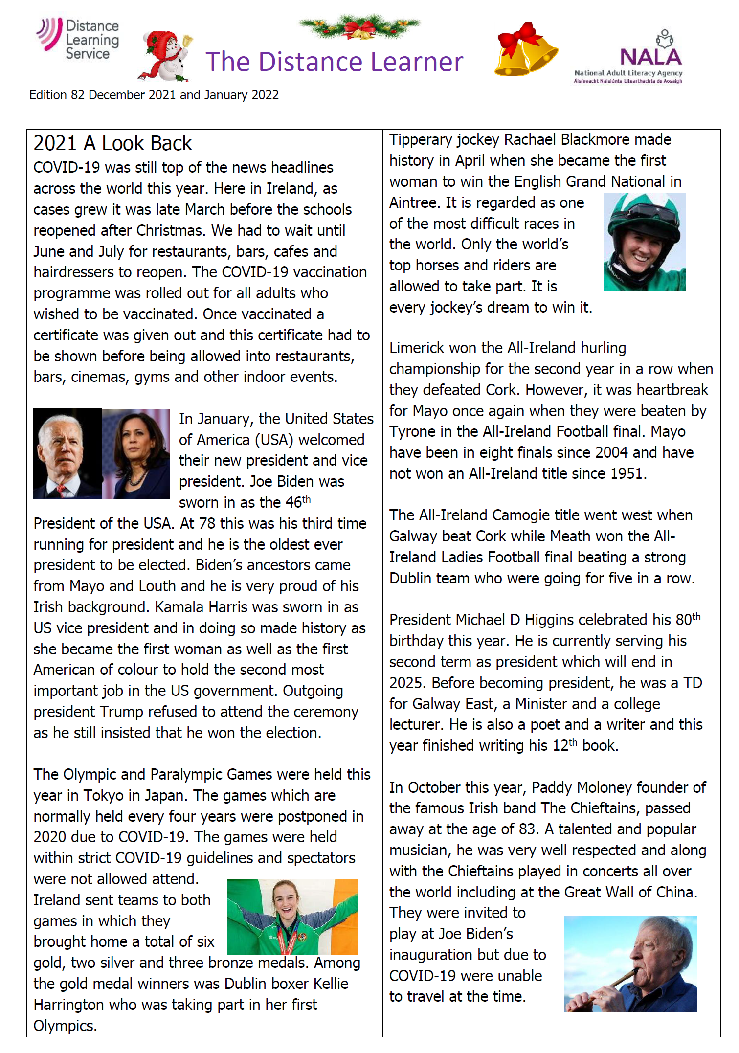 The Distance Learner – December 2021 and January 2022 worksheet (issue ...