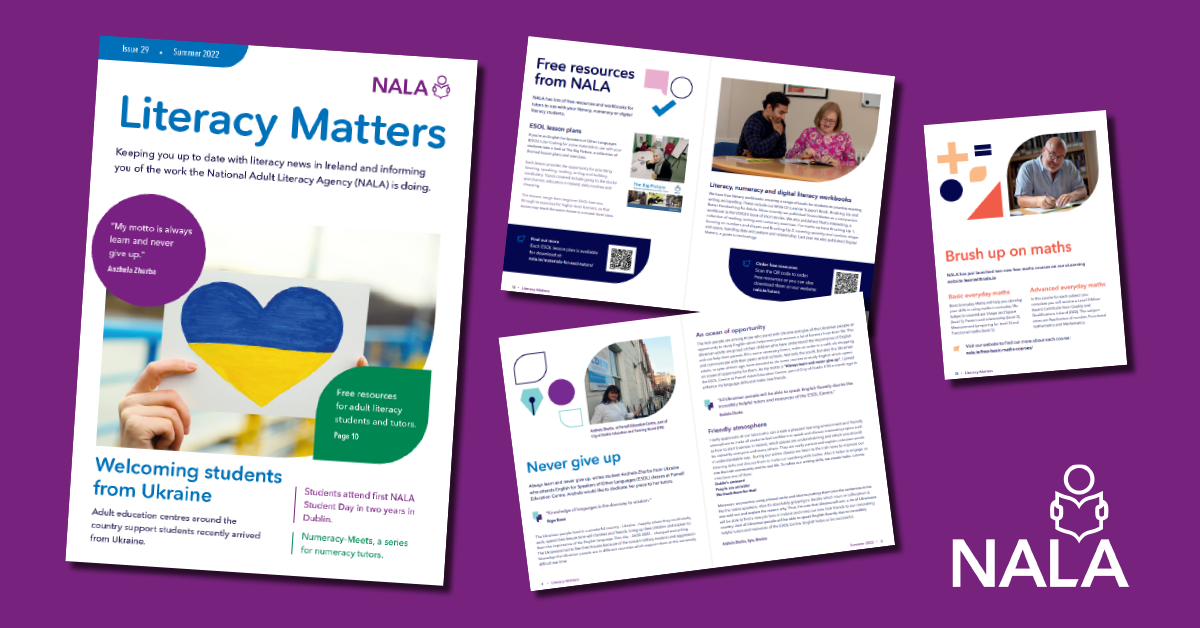 Read the latest Literacy Matters magazine - NALA