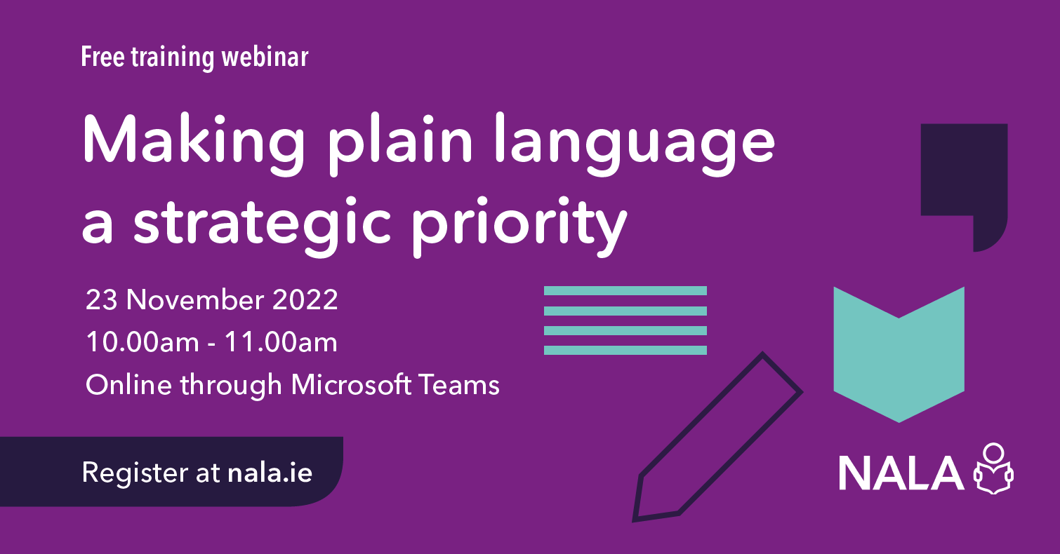 Free Webinar on how to make plain language a strategic priority in your ...