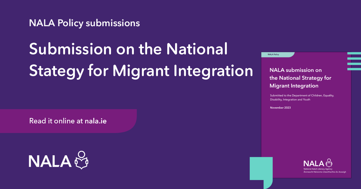Submission to the National Strategy for Migrant Integration - NALA