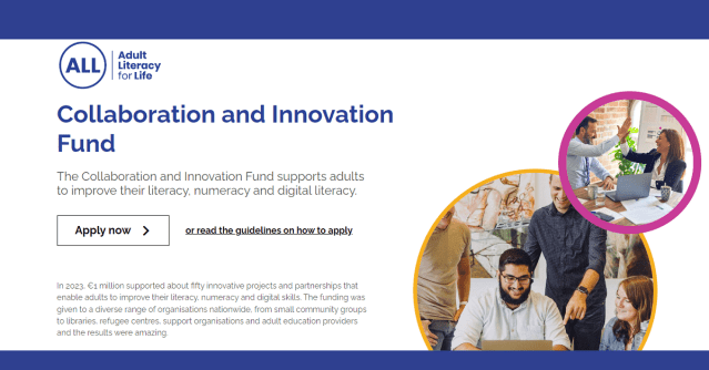 Promotional posters and digital marketing for adult literacy services ...