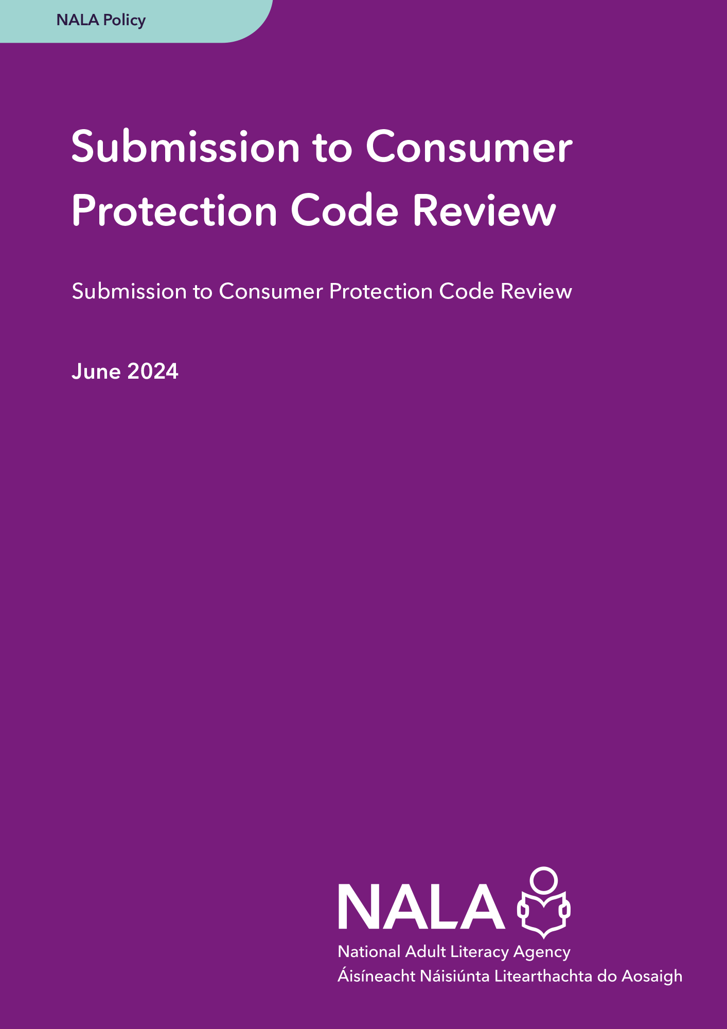 Submission to Consumer Protection Code Review - NALA