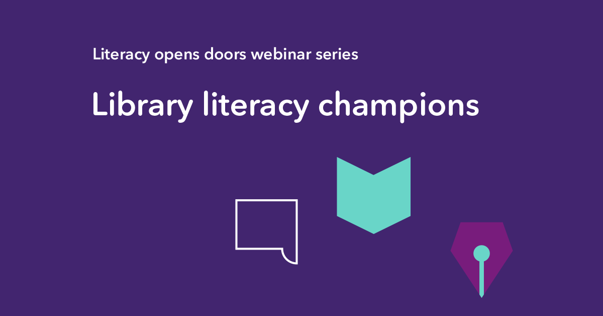Webinar: Library literacy champions - 8 November 2024 - NALA