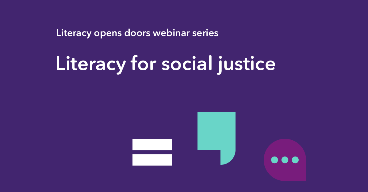 Webinar: Literacy for social justice - 1 November 2024 - NALA