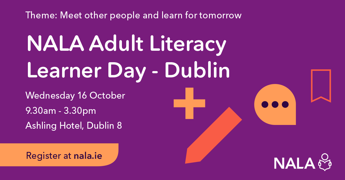 Student event: NALA Adult Literacy Learner Day 16 October - NALA