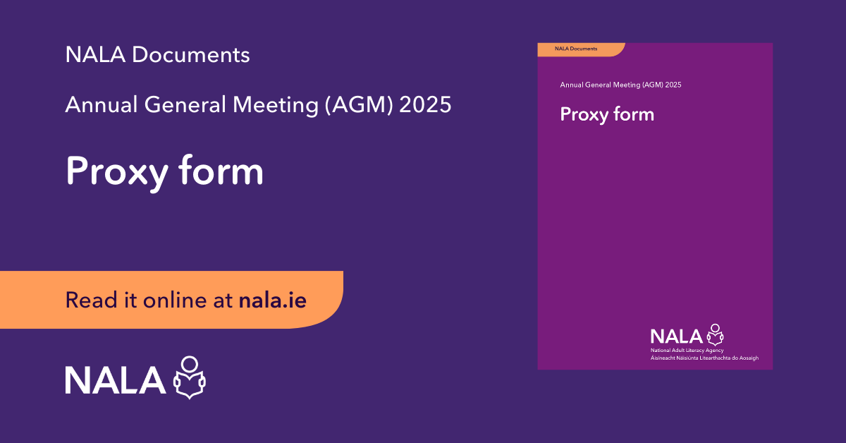 NALA AGM 2025 - Proxy form - NALA
