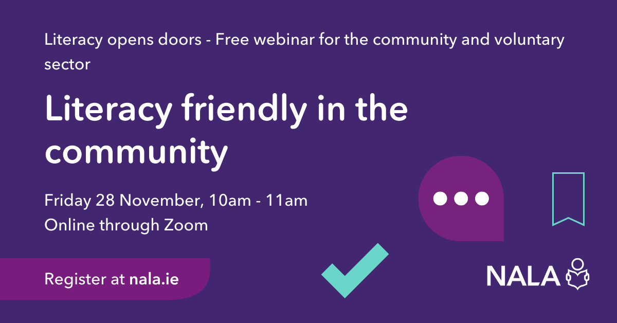 Webinar: Literacy friendly in the community - NALA