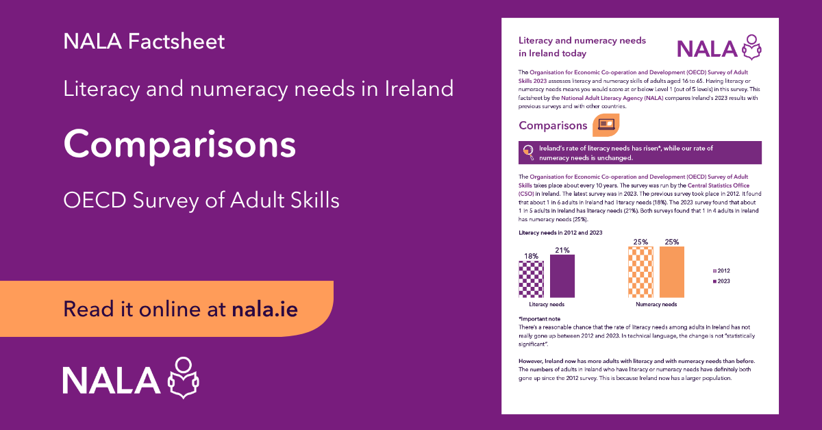 NALA factsheet on comparisons - OECD Survey of Adult Skills - NALA